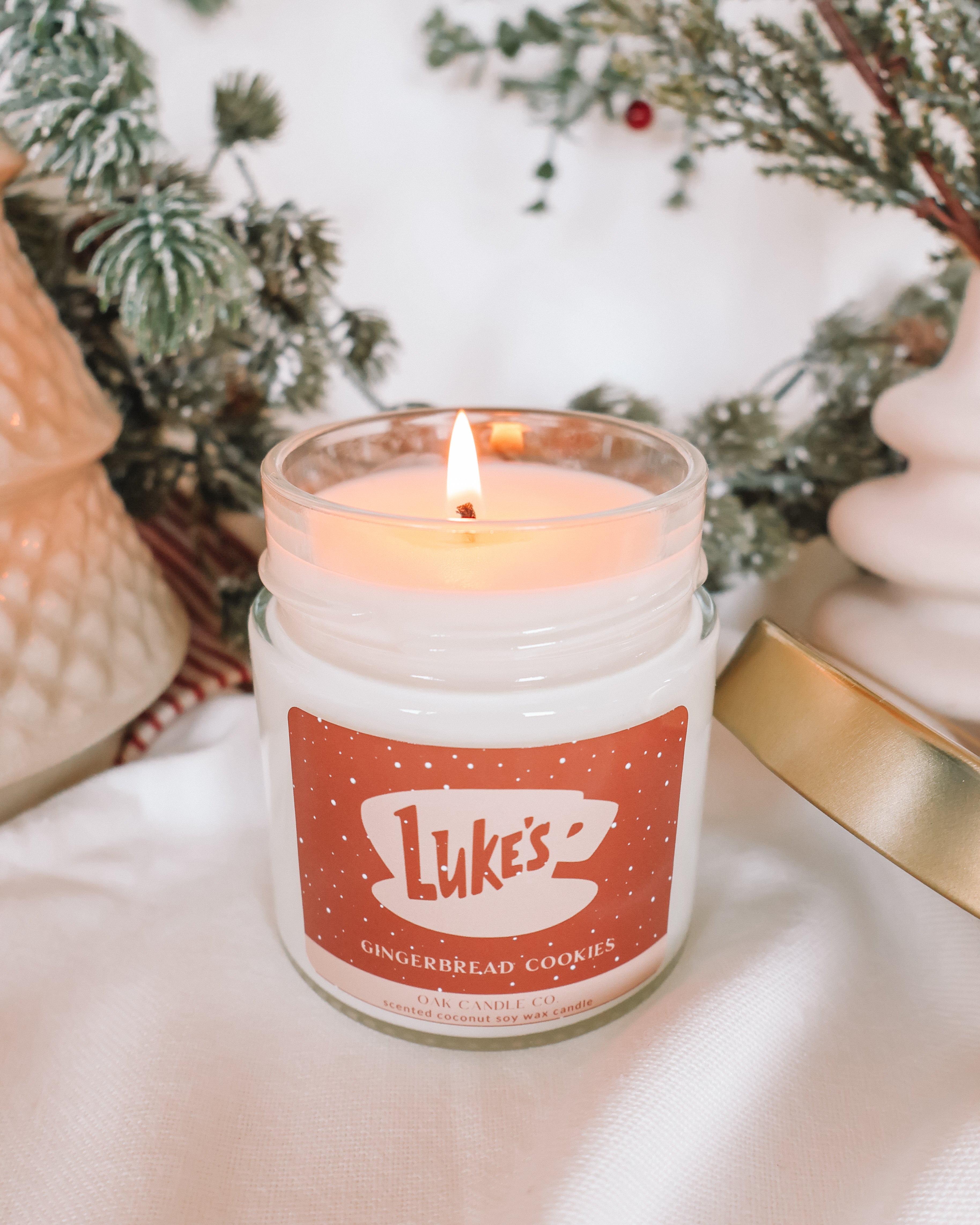 Luke’s Gingerbread Cookies Gilmore Girls Candle – Oak Candle Co.